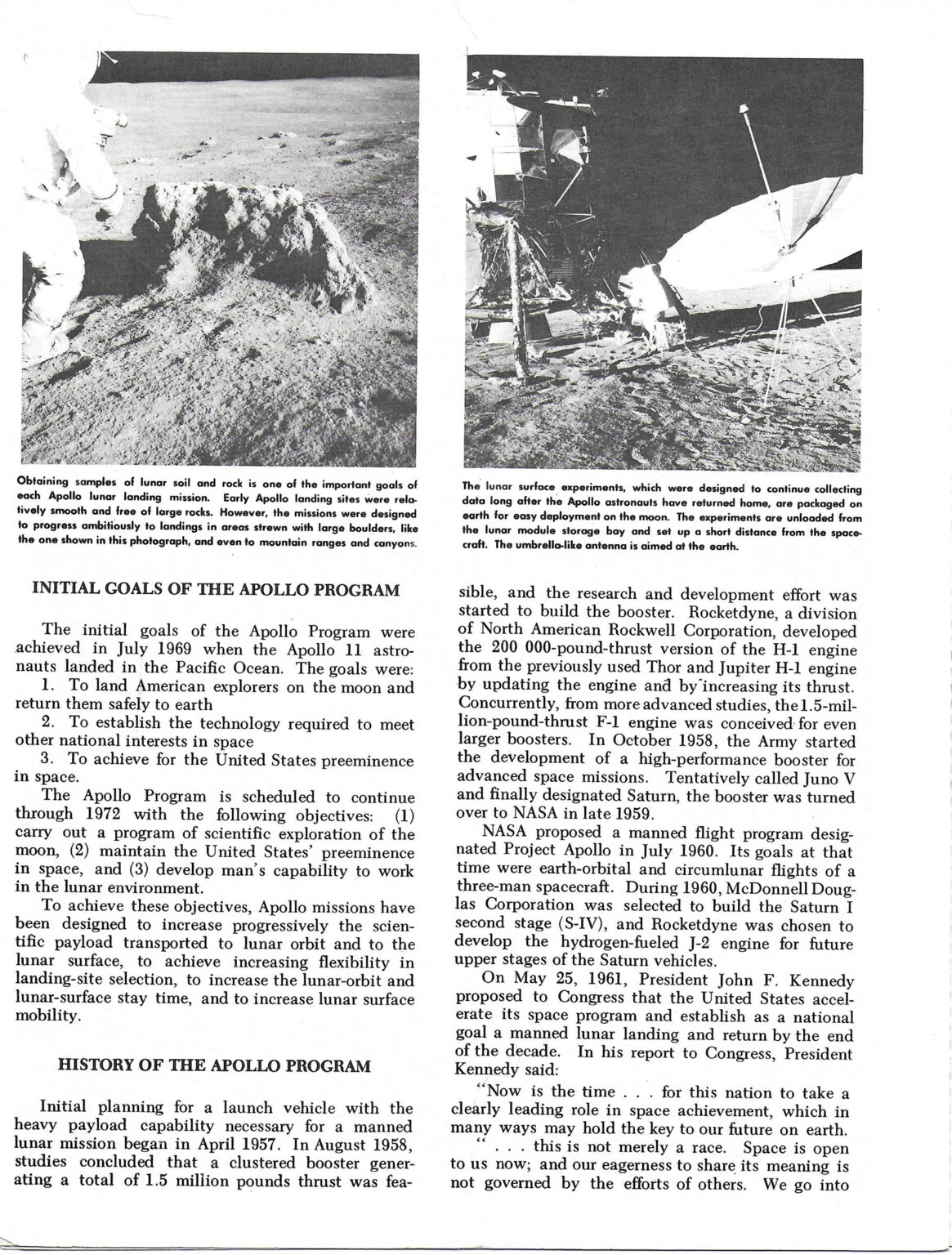 Apollo 11 Buzz Aldrin Signed NASA Facts - Apollospace