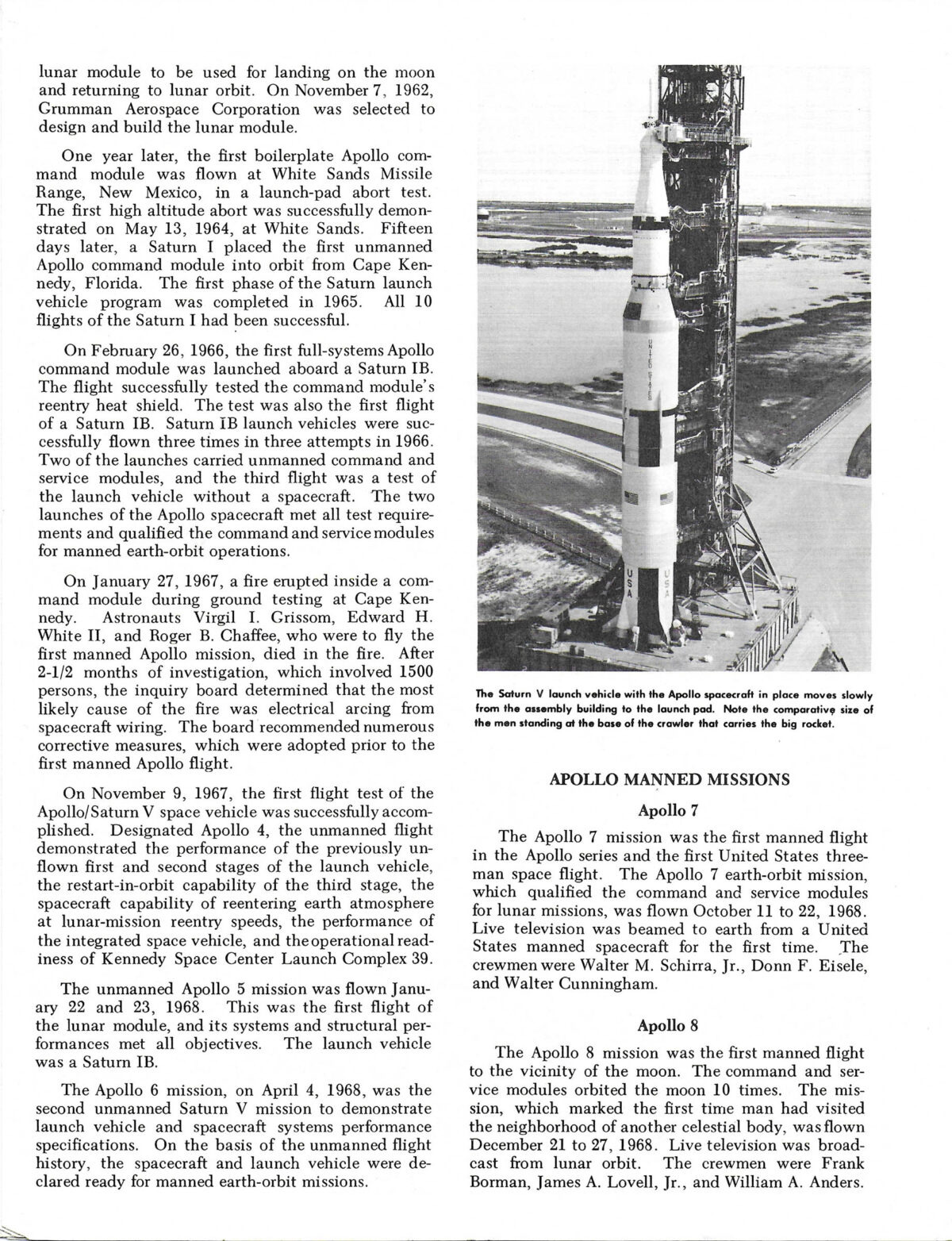 Apollo 11 Buzz Aldrin Signed NASA Facts - Apollospace