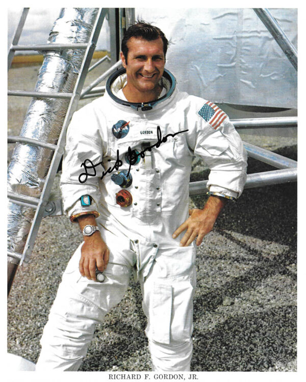 Apollo 12 Richard Gordon Signed NASA WSS Lithograph - Apollospace