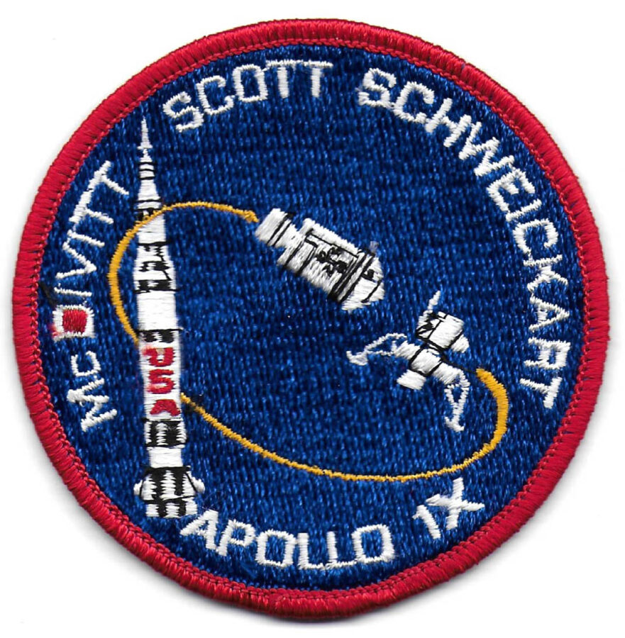 Apollo 9 Flown Mission Patch Ex. Jim McDivitt - Apollospace