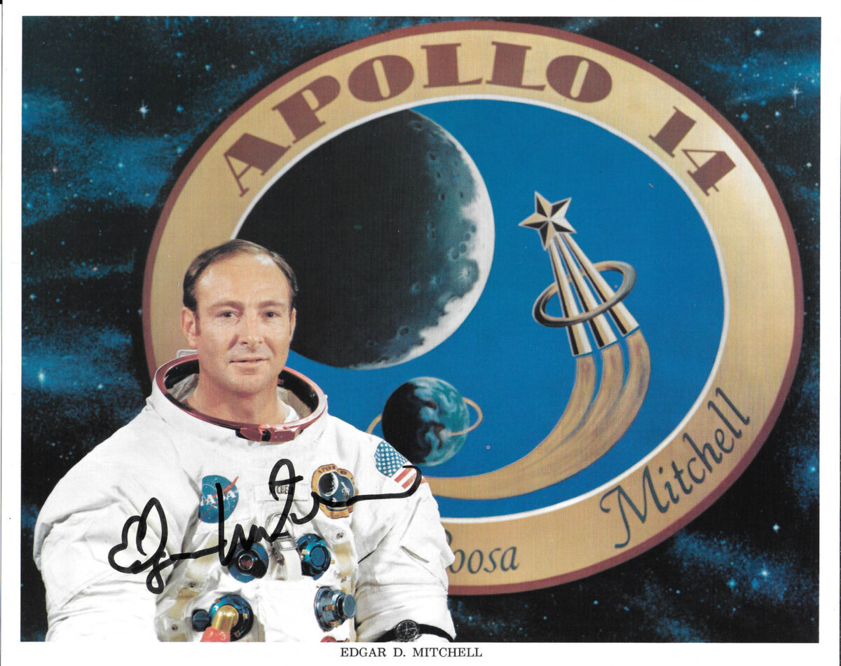 Apollo 14 Moonwalker Edgar Mitchell Signed NASA WSS Lithograph (Copy) - Apollospace