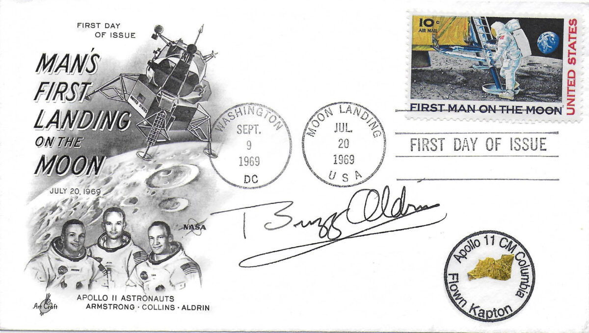 Apollo 11 Flown Kapton Foil Covers Signed Edition - Apollospace